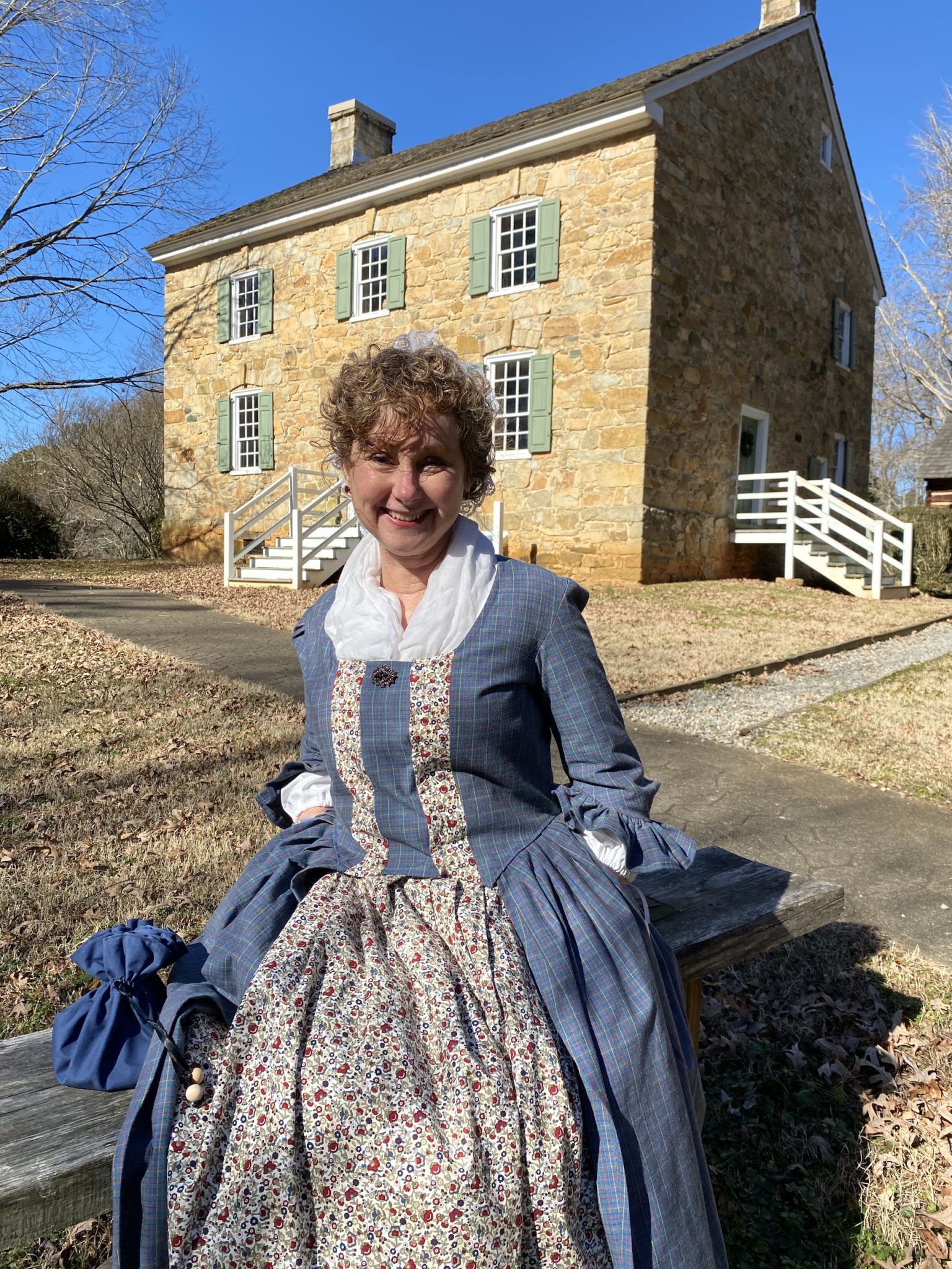 Janet in front of the Rock House | Landis Wade
